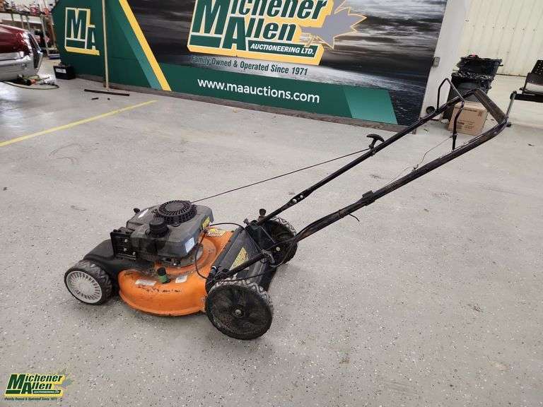 Orange Gas Powered Push Mower - Michener Allen Auctioneering Ltd