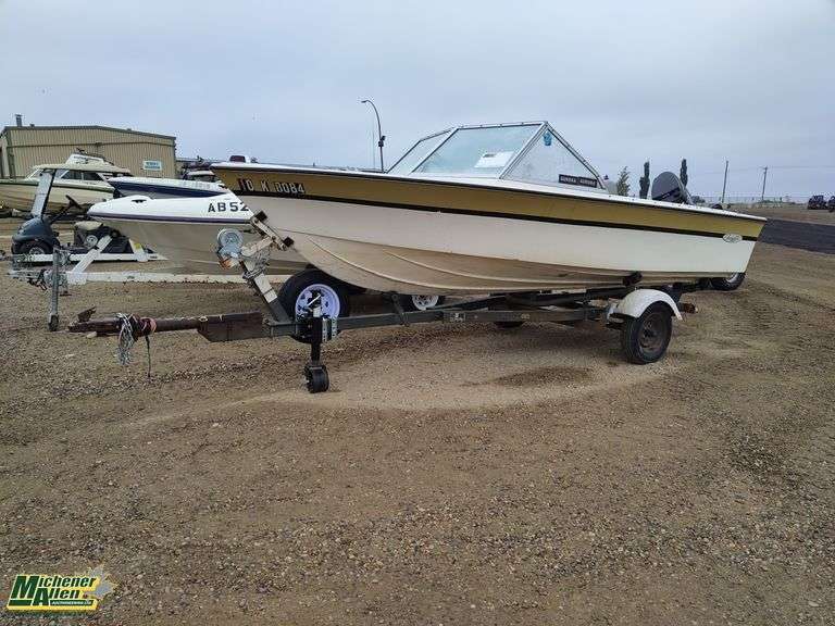 1974 Sangster Boat w/1974 Calkins S/A Trailer Vin 826566 - Michener ...