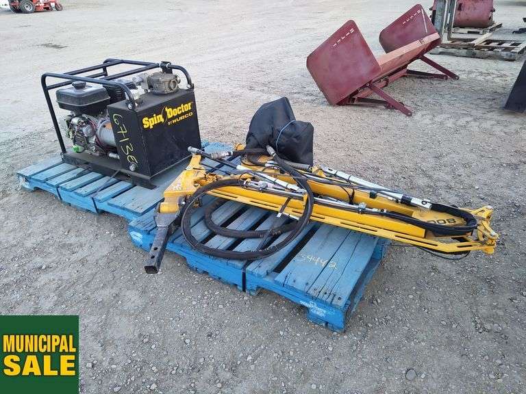 Hurco Spin Doctor 800 Valve Exerciser Hitch Attachment with 14HP Subaru ...