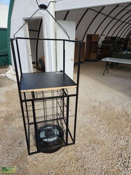 3 New Black Metal Retail Rotating Displays 2 In Boxes - Michener Allen ...