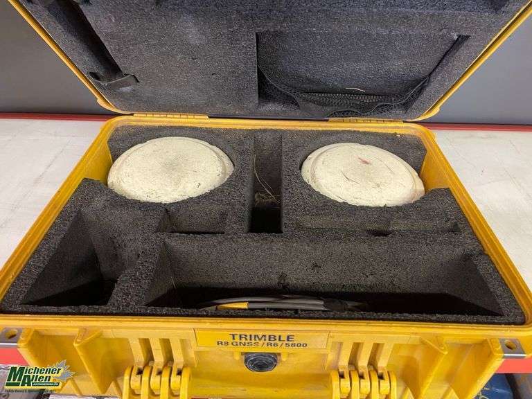 Case with Case with 2 Trimble R6-3 GPS Receivers- Surveying Equipment ...