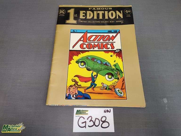 Action Comics #1 1974 Reprint - Michener Allen Auctioneering Ltd