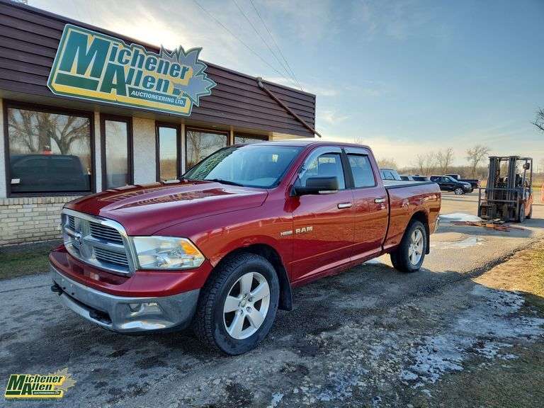 2010 Dodge Ram 1500 4x4 SLT 4dr Quad Cab 6.3 ft. SB Hemi - Michener ...