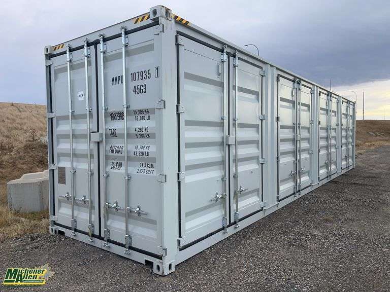 40' High Cube 5 Door Single Use Sea Container - Michener Allen ...