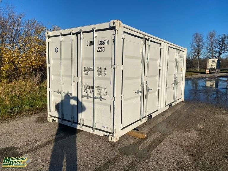 20' High Cube 3 Door Single Use Sea Container - Michener Allen ...