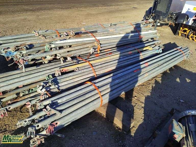 5 Bundles Of Steel Scaffold Ledgers Ass't Lengths - Michener Allen ...