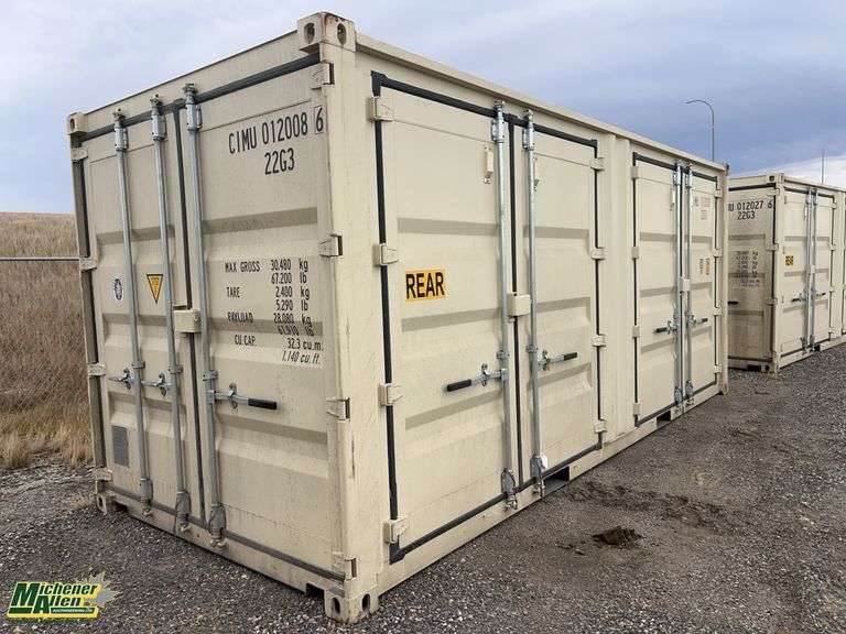 20' 3 Door Single Use Sea Container - Michener Allen Auctioneering Ltd
