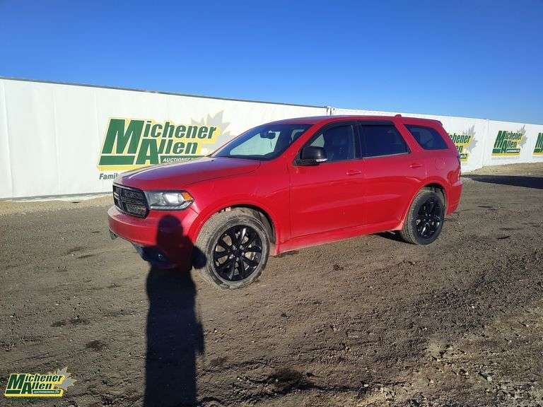2018 Dodge Durango GT AWD 3rd Row V6 SUV - Michener Allen Auctioneering Ltd