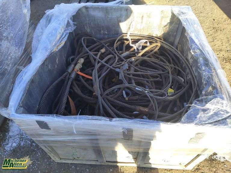 Crate of Lifting Equipment - Michener Allen Auctioneering Ltd