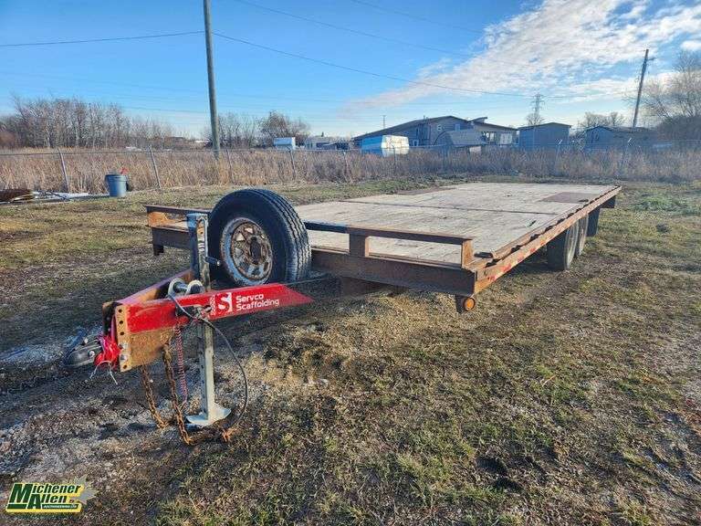 2012 Novae Corp. T/A 24ft Ball Hitch Equipment Trailer - Michener Allen ...