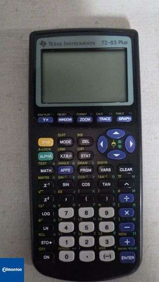 Texas Instruments TI-83 Plus Calculator - Michener Allen Auctioneering Ltd