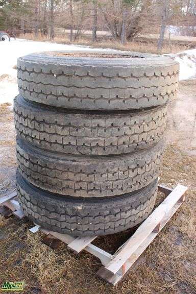 Used Recap 11R24.5 Tires Mounted on Dayton Rims - Michener Allen ...