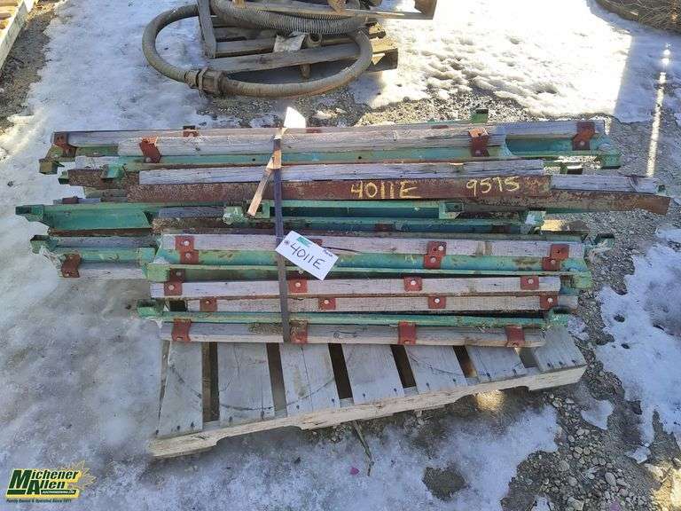 Pallet with Shoring Beams - Michener Allen Auctioneering Ltd