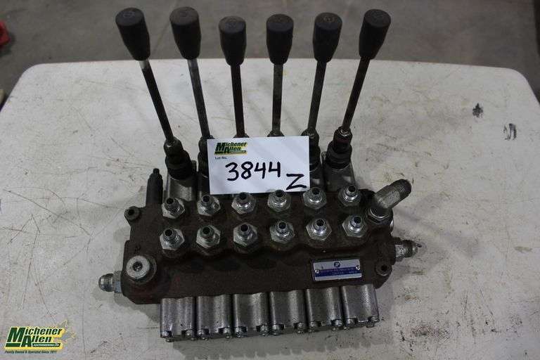 6 Spool Hydraulic Valve w/ Pressure Relief Valve - Michener Allen ...
