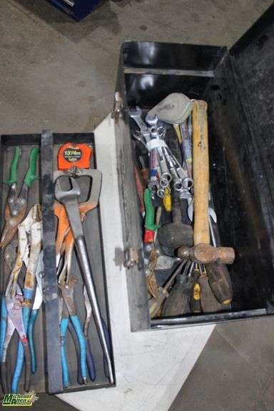 Procore Toolbox w/ Assorted Hand Tools - Michener Allen Auctioneering Ltd