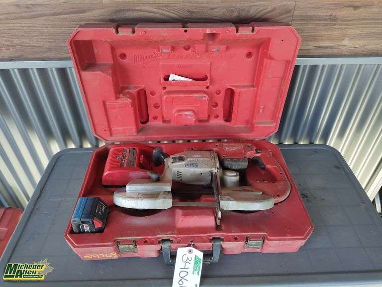 Milwaukee 28V Cordless Band Saw Serial No. A59BD11070116 - Michener ...