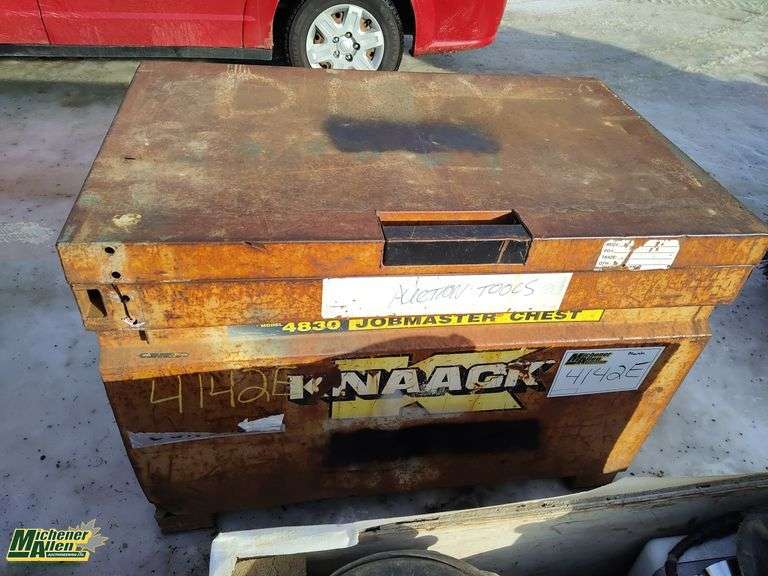 Knaack Jobmaster Chest Job Box with Assorted Cordless & Corded Tools ...