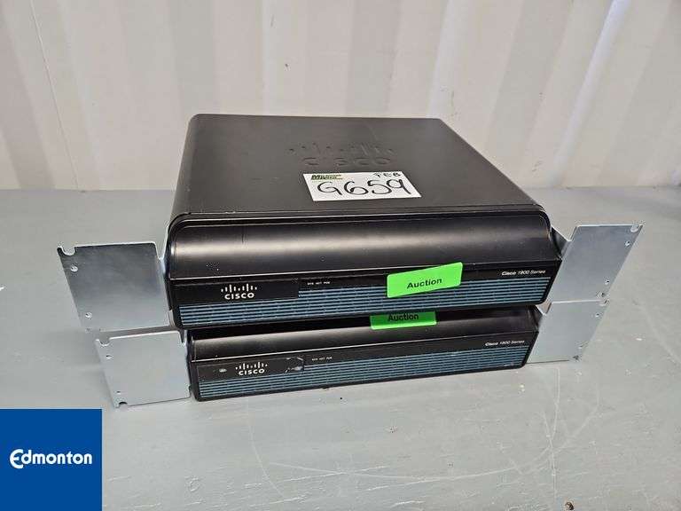2 CISCO 1900 Series Integrated Service Routers - Qty.2 - Michener Allen ...
