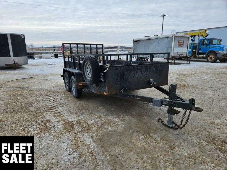 2017 Snake River Trailer T/A 7ft Ball Hitch Equipment Trailer ...
