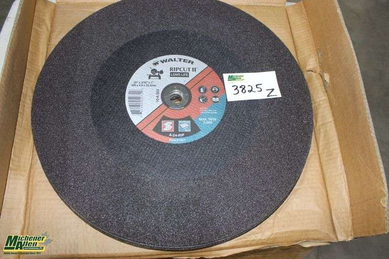 6 Unused Walter 20" Cutting Discs - Michener Allen Auctioneering Ltd