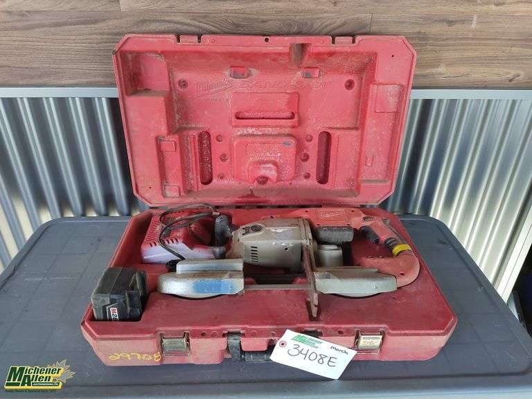 Milwaukee 28V Cordless Band Saw Serial No.A59AD09320557 - Michener ...