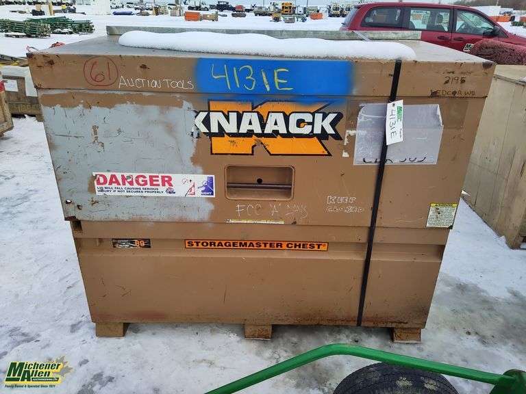 Knaack StorageMaster Chest Job Box with Assorted Shop Supplies ...