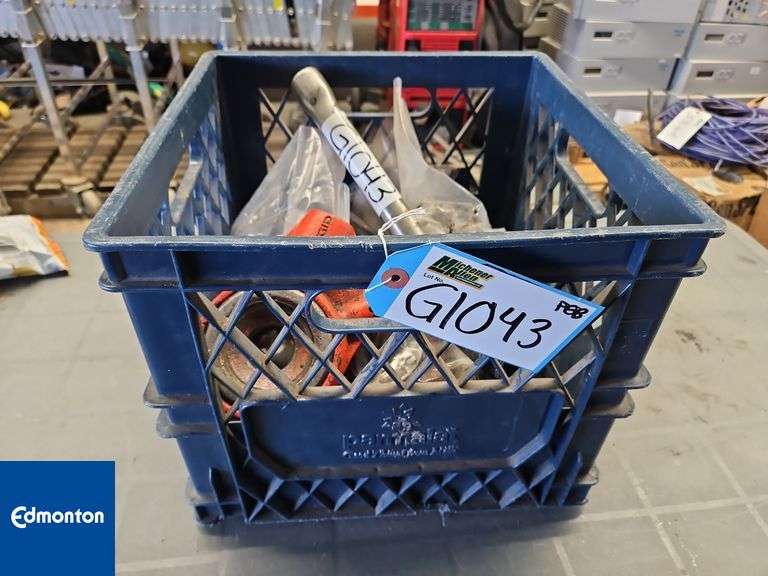 Crate with 6 Ridgid Pipe Threaders, Bit and 2 Handles - Qty 1 ...