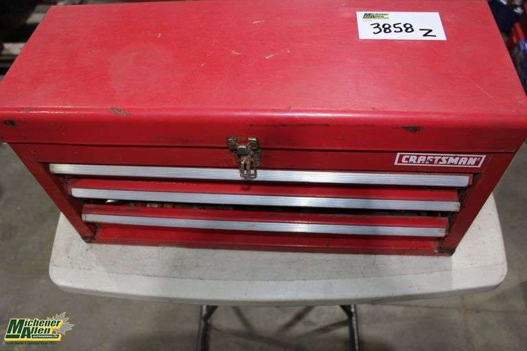 Craftsman 4 Drawer Tool Box w/ Assorted Tools - Michener Allen ...