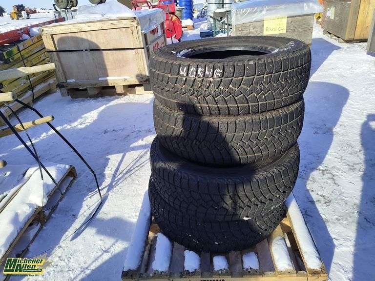 Pallet with 4 Goodyear LT245/70R17 119/116Q Winter Command Tires ...