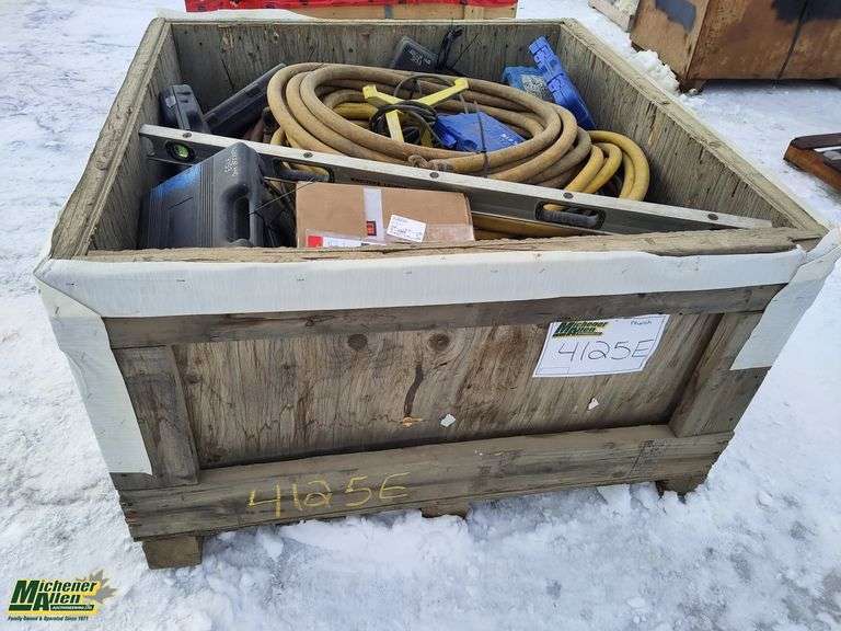 Crate with Assorted Tools - Michener Allen Auctioneering Ltd