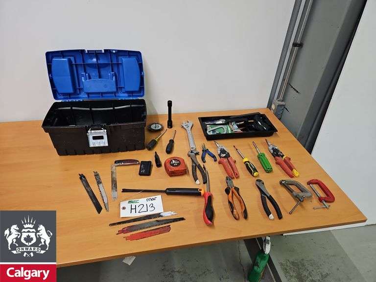 Toolbox with Assorted Tools - Michener Allen Auctioneering Ltd