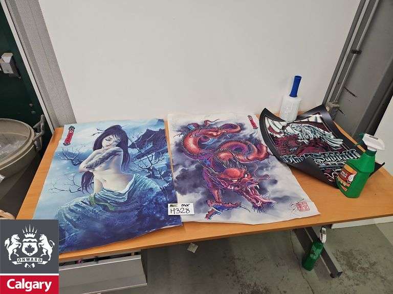3x Anime Artwork - Michener Allen Auctioneering Ltd
