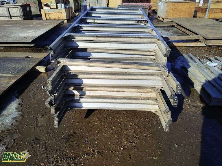 Pallet with Assorted Step Ladders - Michener Allen Auctioneering Ltd