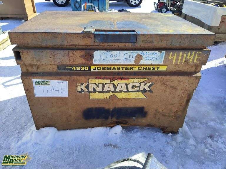 Knaack Jobmaster Chest with Cordless Milwaukee Threaded Rod Cutter, 3 ...