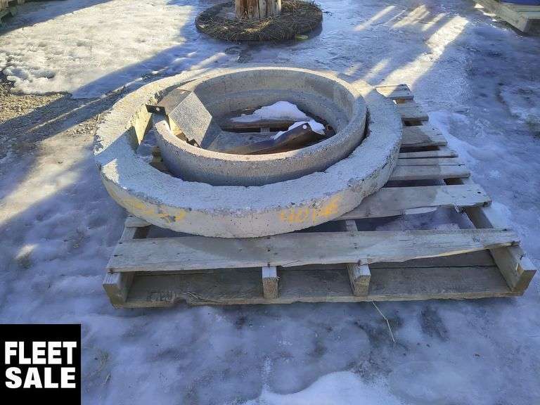 Pallet with Precast Concrete - Michener Allen Auctioneering Ltd