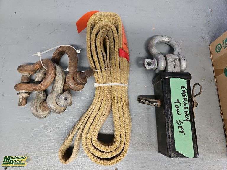 Box with Emergency Tow Set - Qty.1 - Michener Allen Auctioneering Ltd
