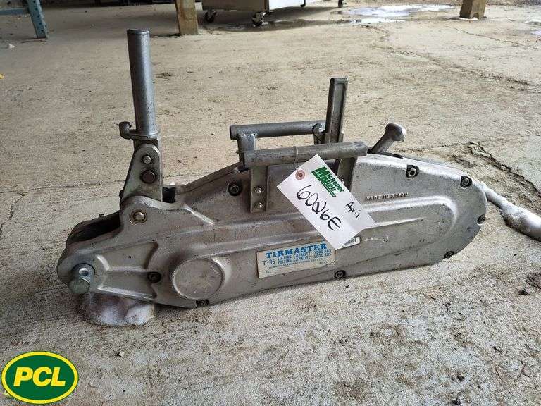 Tirfor T35 3 Ton Cable Pull - Michener Allen Auctioneering Ltd