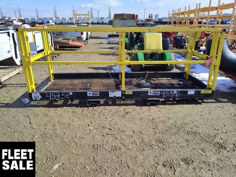 4' x 8' Star Industries Skid Mounted Safety Work Platform (Non ...