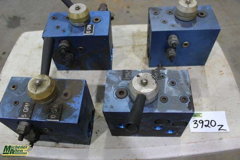 Lot of 3 Hydraulic Flow Control Valves - Michener Allen Auctioneering Ltd