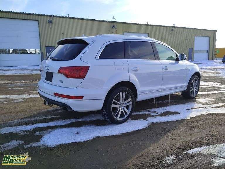2013 Audi Q7 3.0T Quattro AWD 3rd Row SUV - Michener Allen Auctioneering Ltd