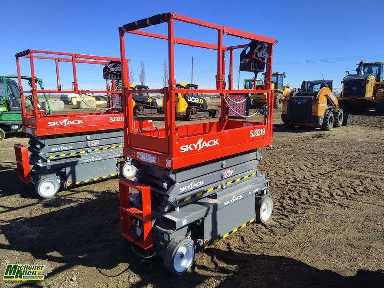 2024 Unused Skyjack SJ3219 500 LB Electric Scissor Lift - Michener Allen Auctioneering Ltd