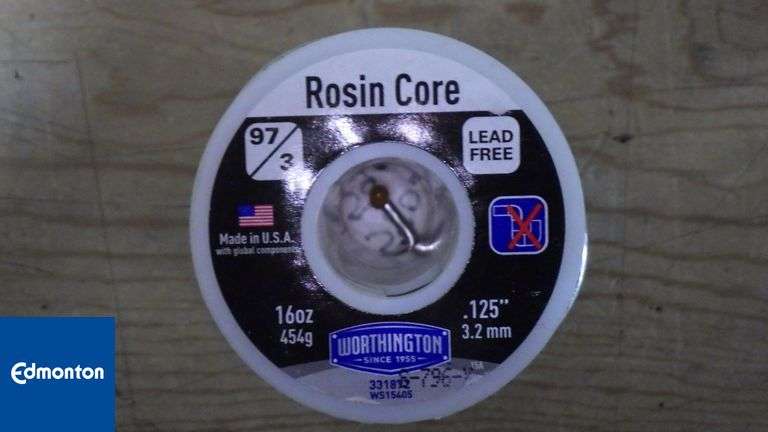 Rosin Core 97/3 16oz .125" - Michener Allen Auctioneering Ltd