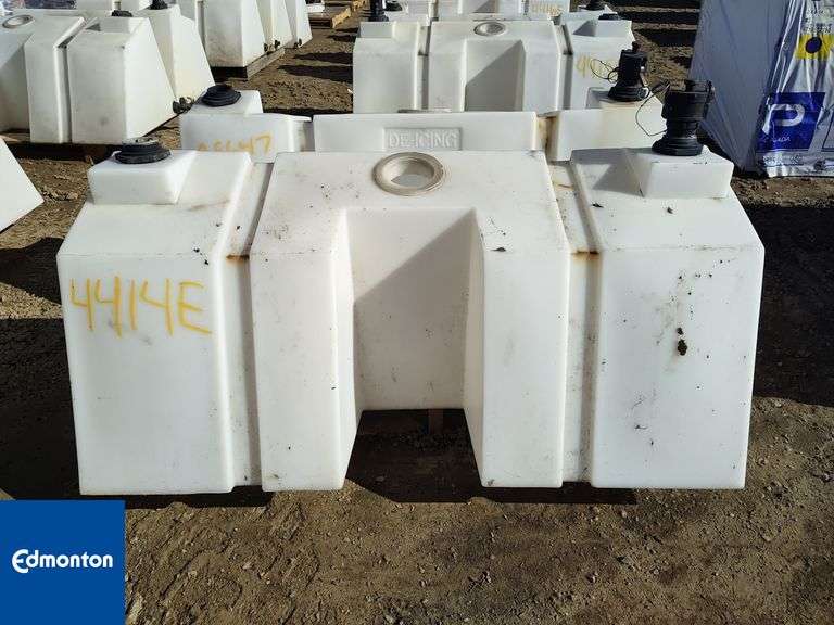 Pallet with 2 Used Calcium Plastic Tanks - Michener Allen Auctioneering Ltd