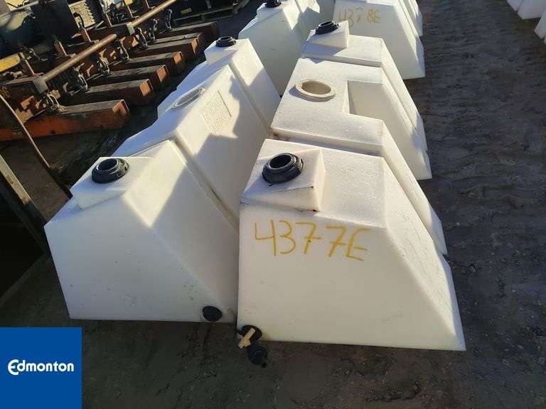 Pallet with 2 Used Calcium Plastic Tanks - Michener Allen Auctioneering Ltd
