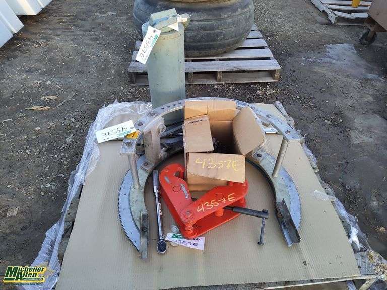 Pallet with Pipe Beveling Machine, Torque Wrenches Gullco Electro ...