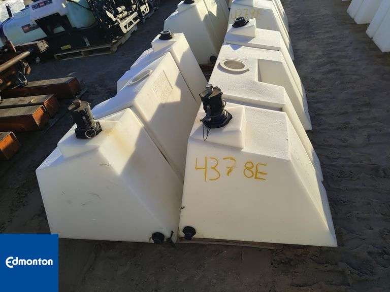Pallet with 2 Used Calcium Plastic Tanks - Michener Allen Auctioneering Ltd