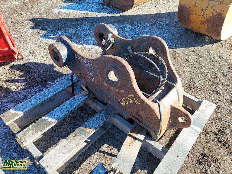 Excavator Hydraulic Coupler with Miller Power Latch R210 Pin Grabber ...