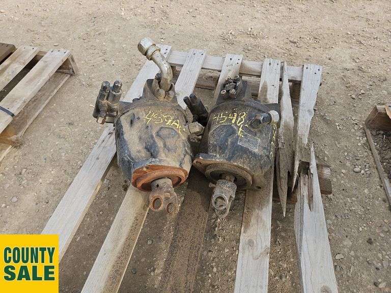 Pallet with 2 Drive Heads - Michener Allen Auctioneering Ltd