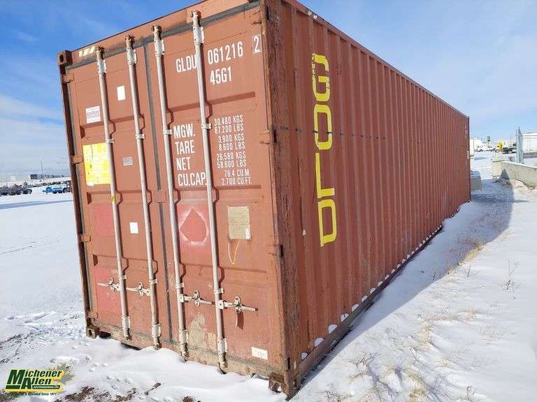 40' Seacan 40' High Cube 1 Door Multi Use Sea Container - Michener ...