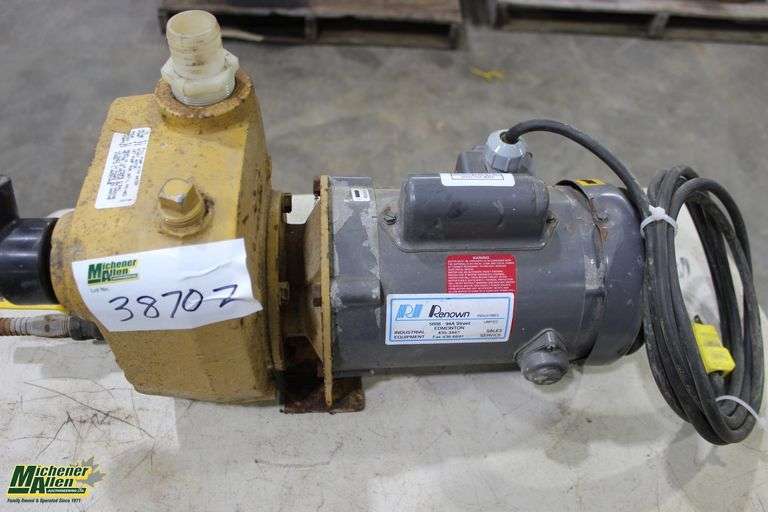 Monarch model BSE - 33LP . 1 1/4" inlet and outlet. 1/2 hp 110 volt ...